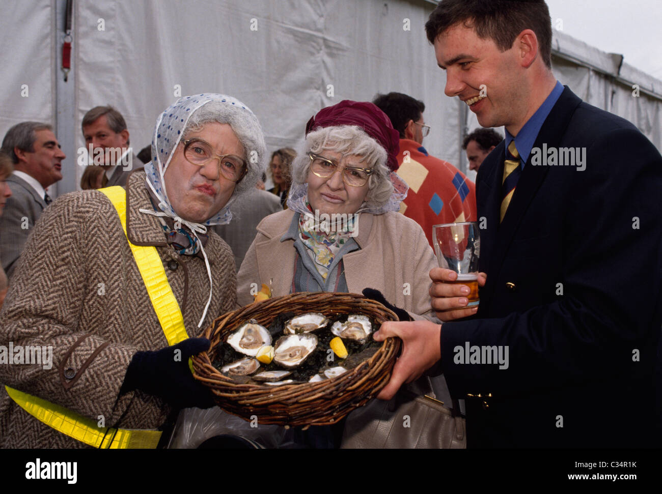 Co Galway,Ireland;People At The Clarenbridge Oyster Festival Stock ...