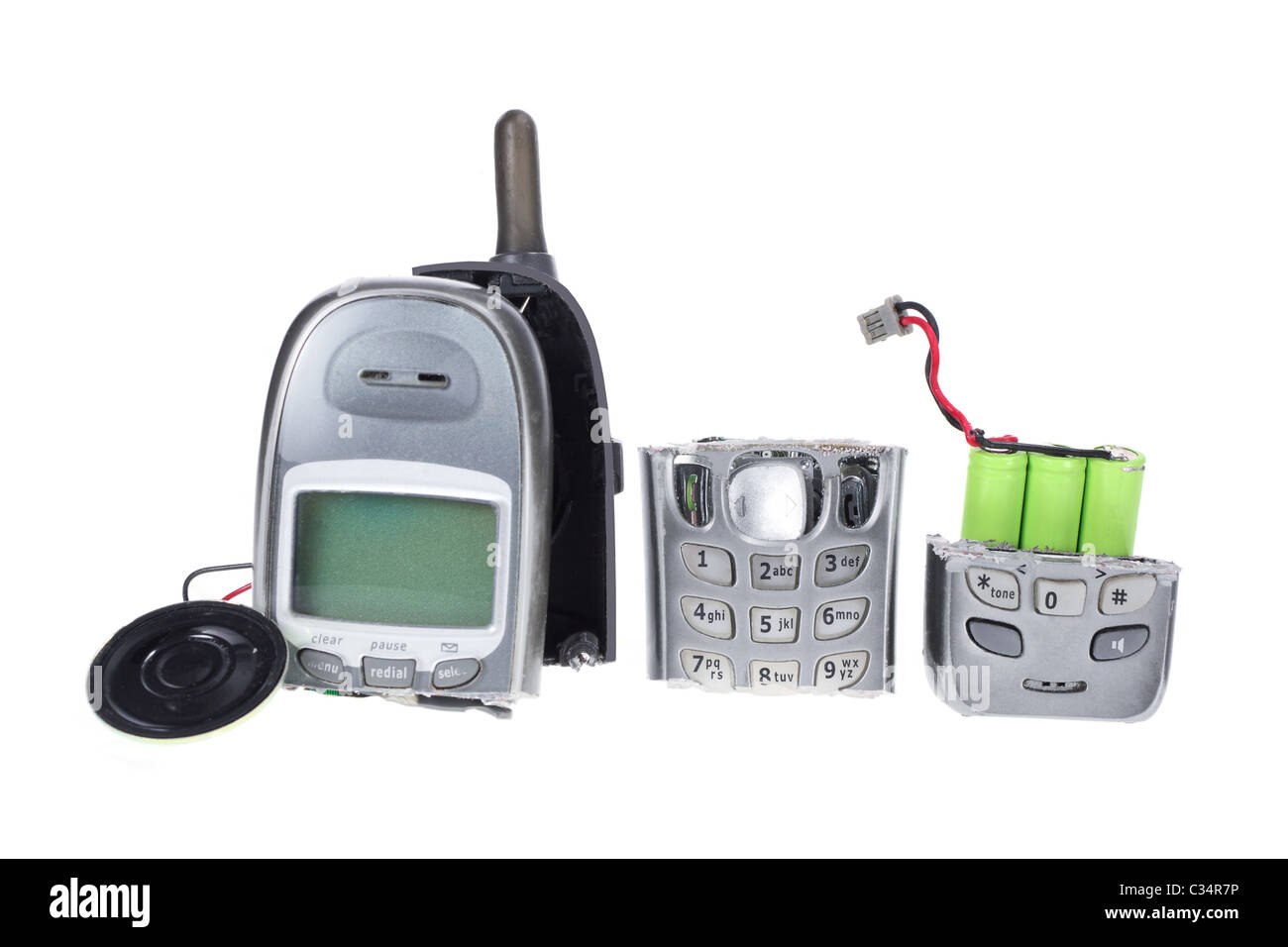Broken battery Cut Out Stock Images & Pictures - Alamy