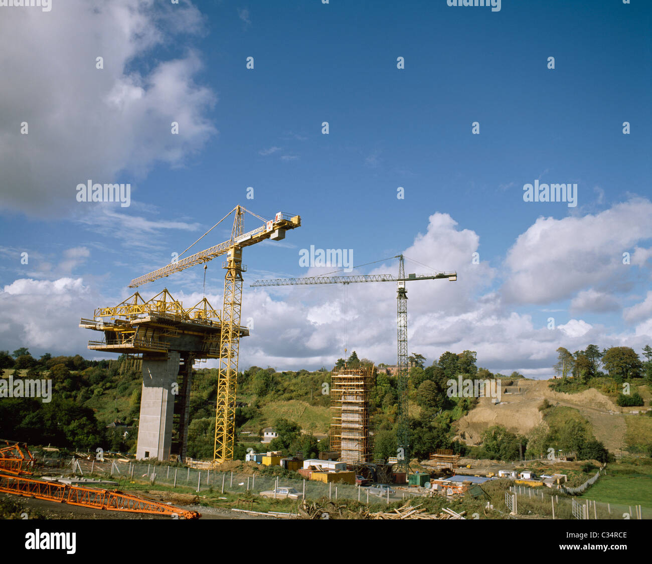 Construction, Road Bridge Stock Photo - Alamy