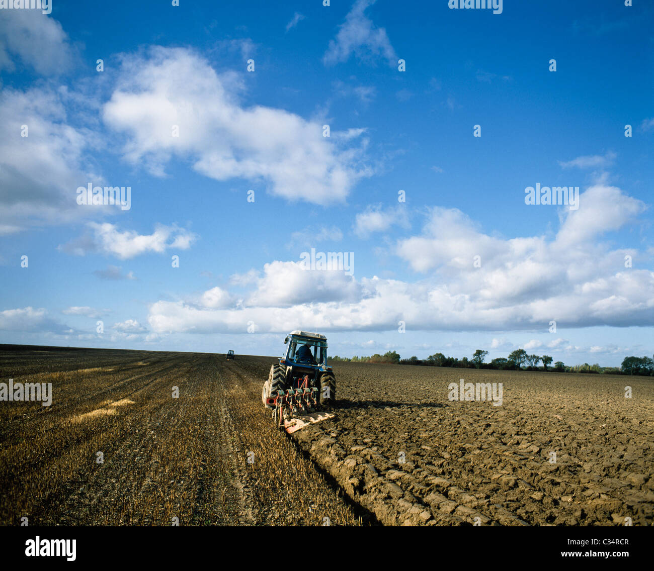 Farmer ploughing the farm hi-res stock photography and images - Alamy
