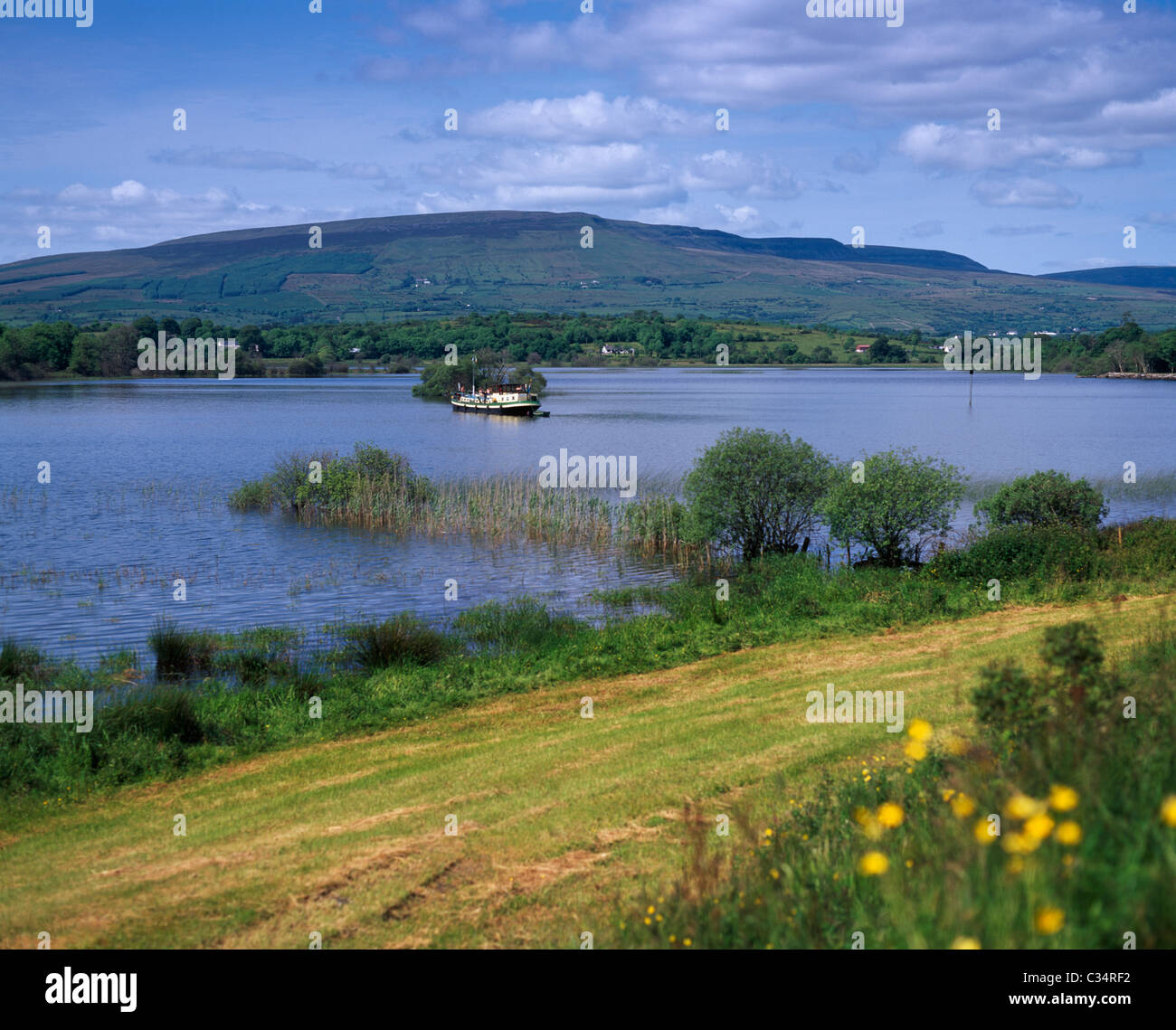 Cruising, Lough Scur Co Leitrim, Shannon Erne Waterway Stock Photo - Alamy