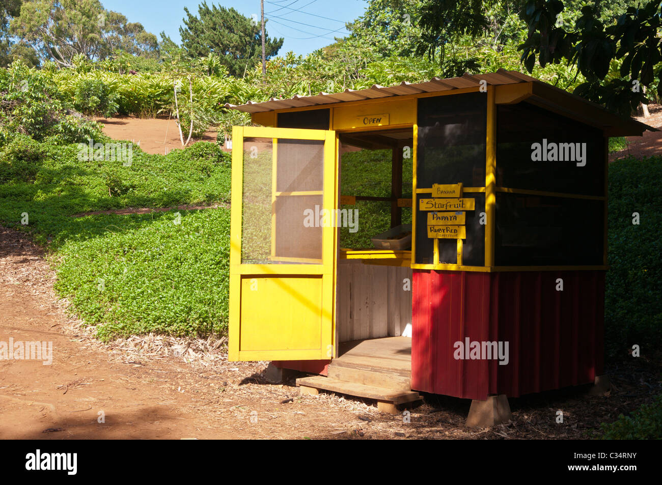 Hawaii fruit stand hi-res stock photography and images - Alamy