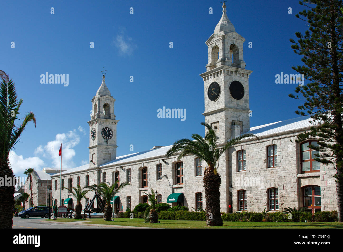 Old Storehouse Building, Royal Navy Dockyard, Bermuda Stock Photo - Alamy