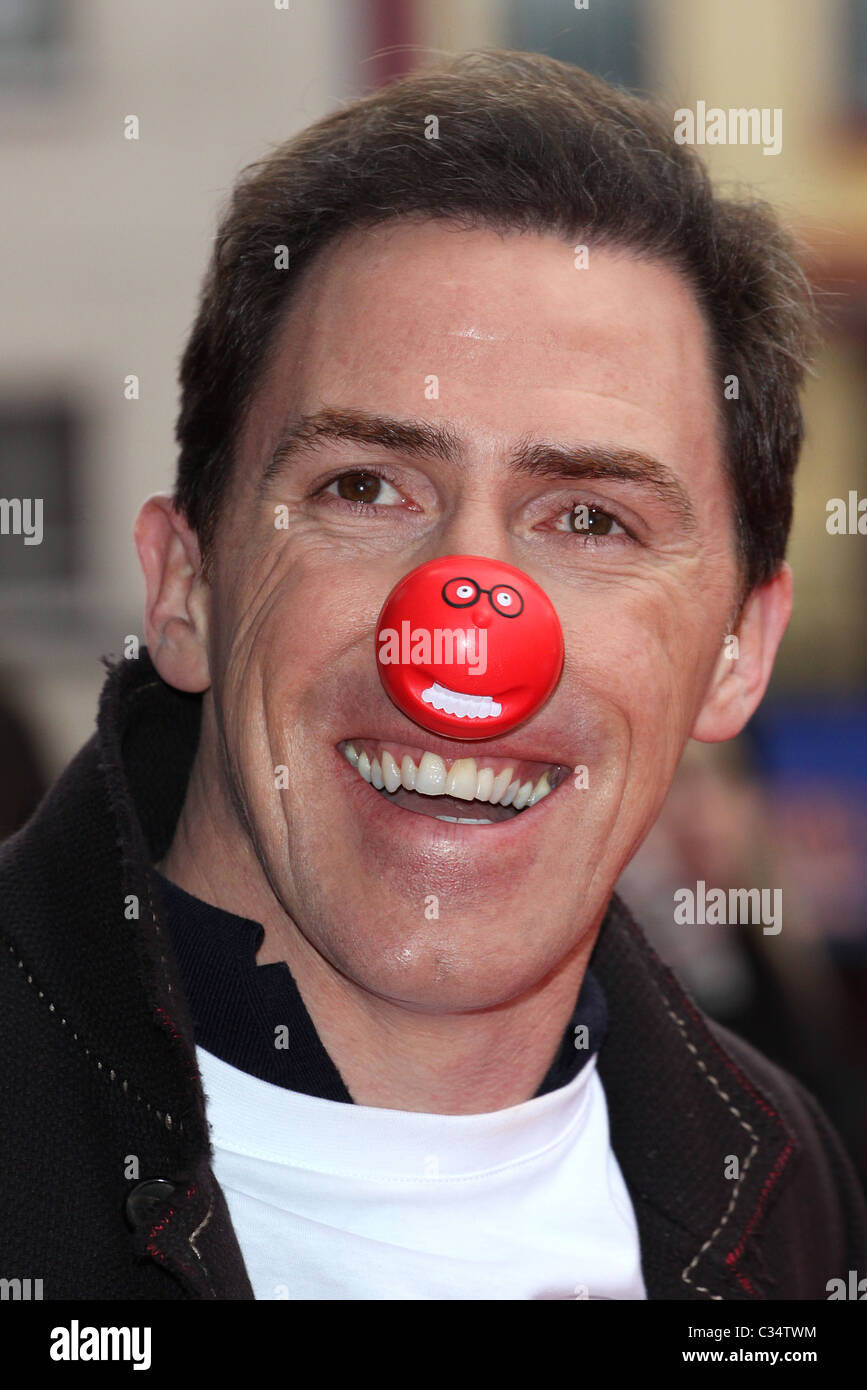 Rob Brydon Red Nose Day - press launch held at the Empire Leicester ...