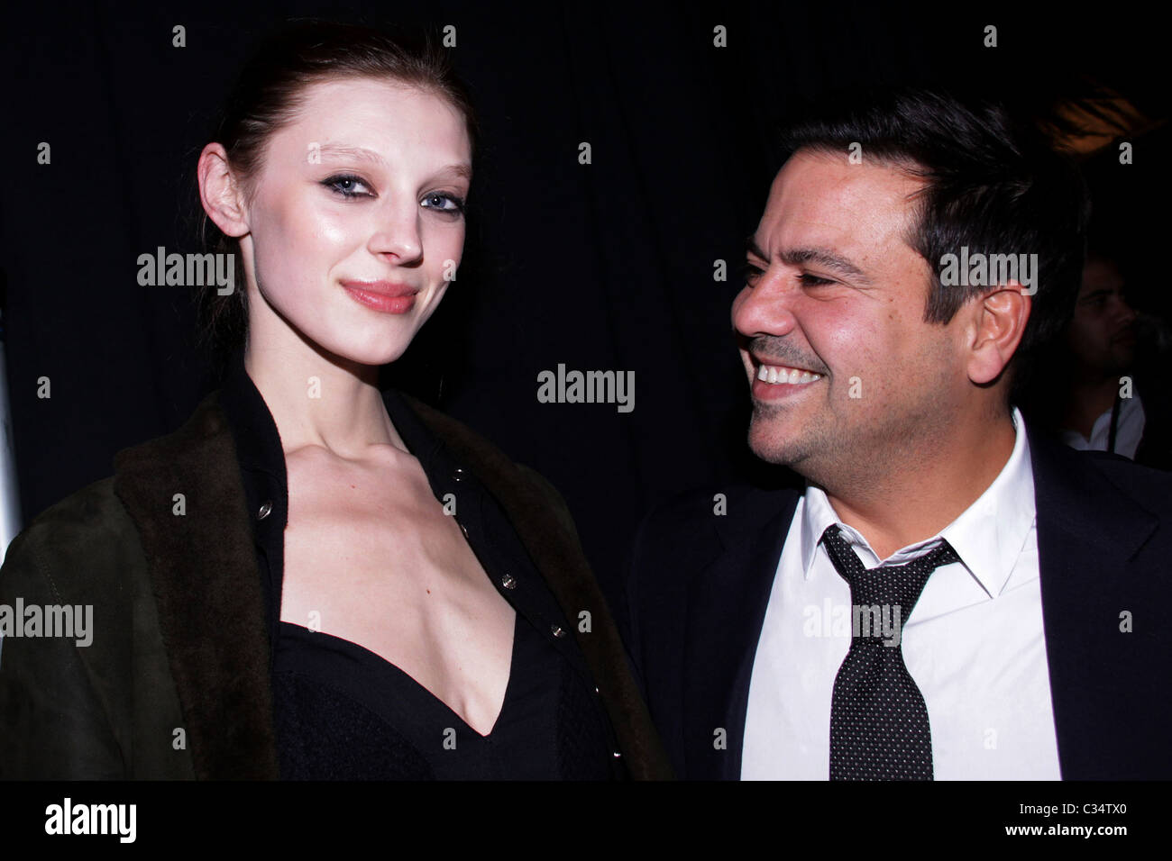 Model and Narciso Rodriguez Mercedes-Benz IMG New York Fashion Week ...