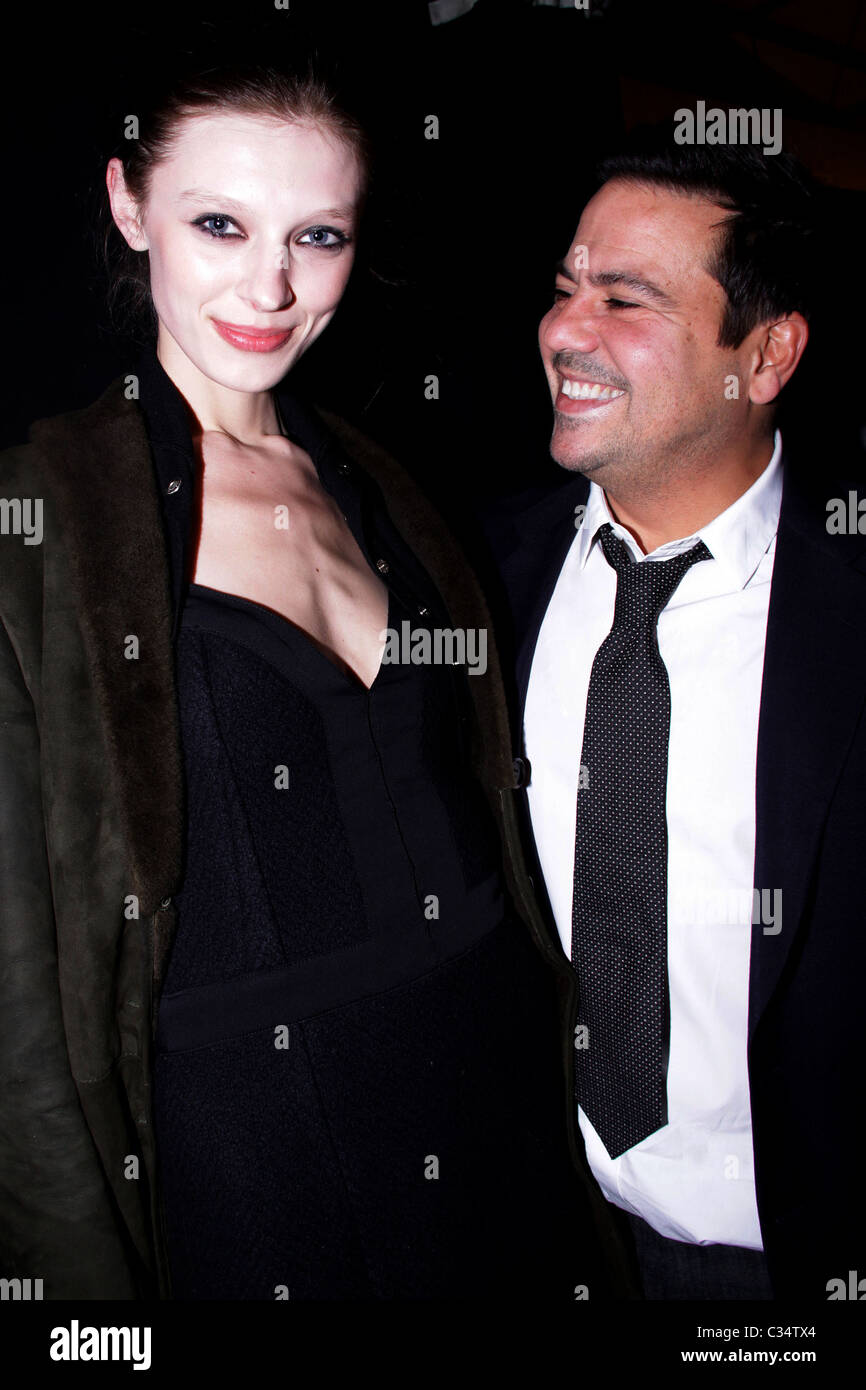 Model and Narciso Rodriguez Mercedes-Benz IMG New York Fashion Week ...