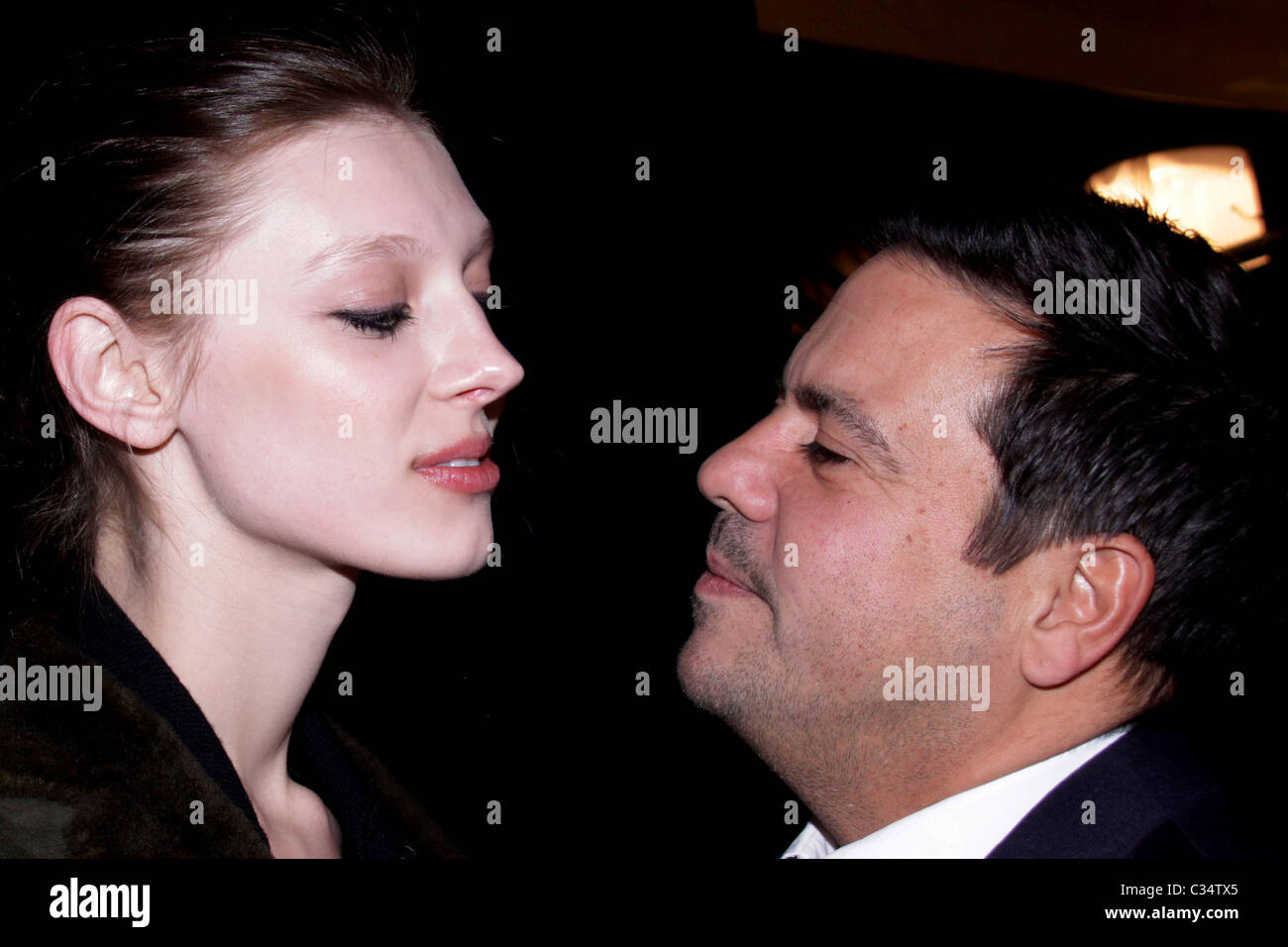 Model and Narciso Rodriguez Mercedes-Benz IMG New York Fashion Week ...