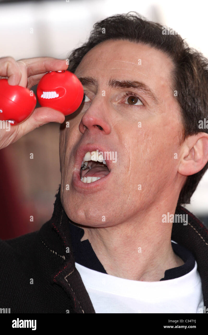 Rob Brydon Red Nose Day - press launch held at the Empire Leicester ...