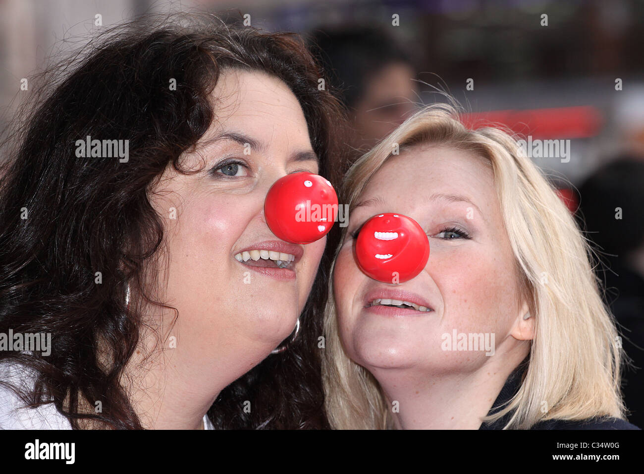 Ruth Jones and Joanna Page Red Nose Day - press launch held at the ...