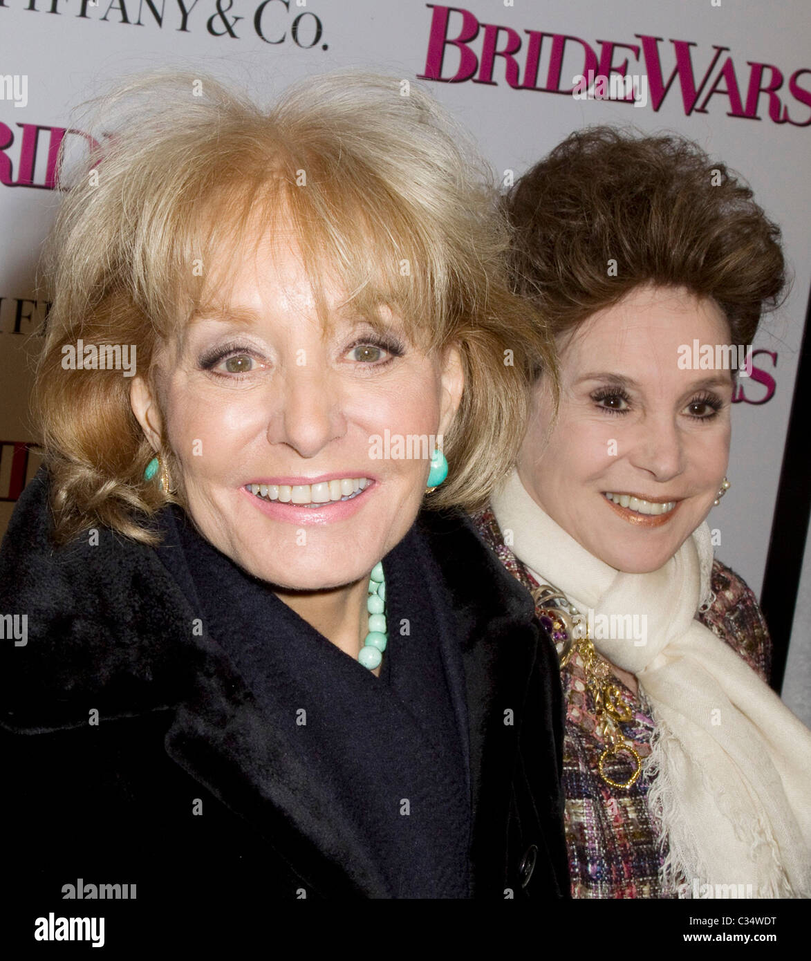 Barbara Walters, Cindy Adams New York Premiere of 'Bride Wars' held at ...
