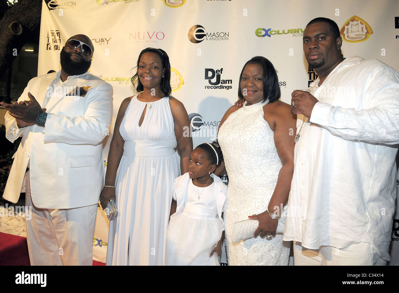 Rick Ross and his family Rick Ross celebrates his birthday with his ...