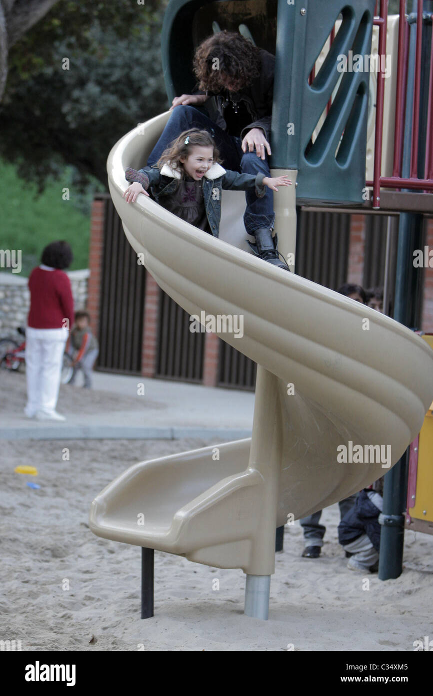 Chris Cornell plays with his kids at Coldwater Canyon Park Los Angeles ...