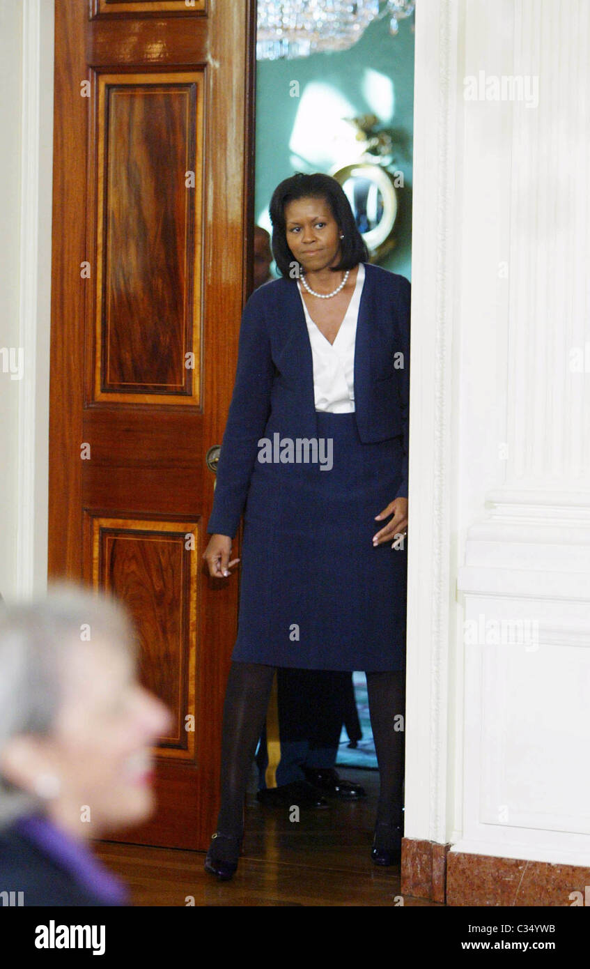 First Lady Michelle Obama at the signing of the Lily Ledbetter Fair Pay ...