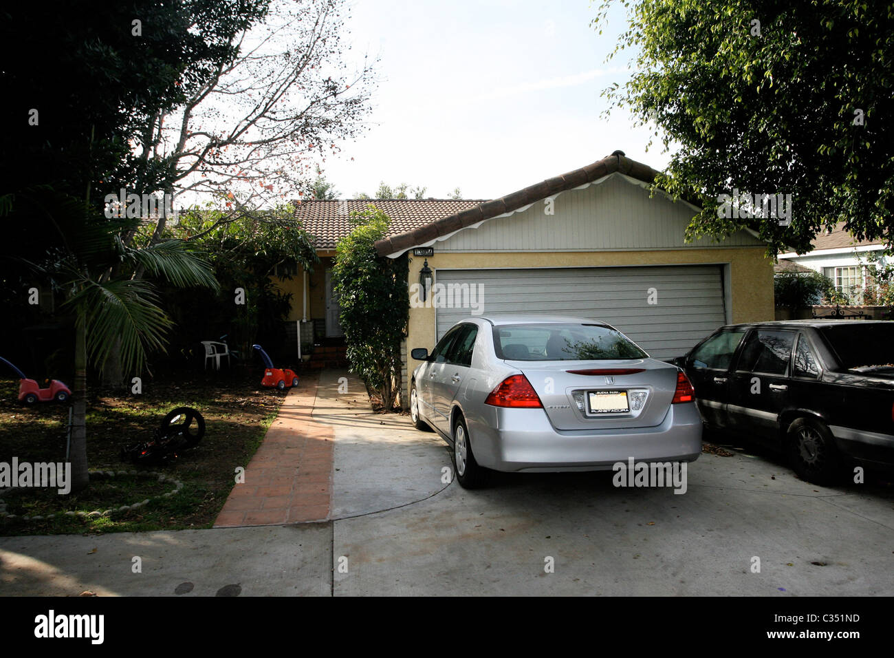 Home of Nadya Suleman, who recently gave birth to octuplets where she ...