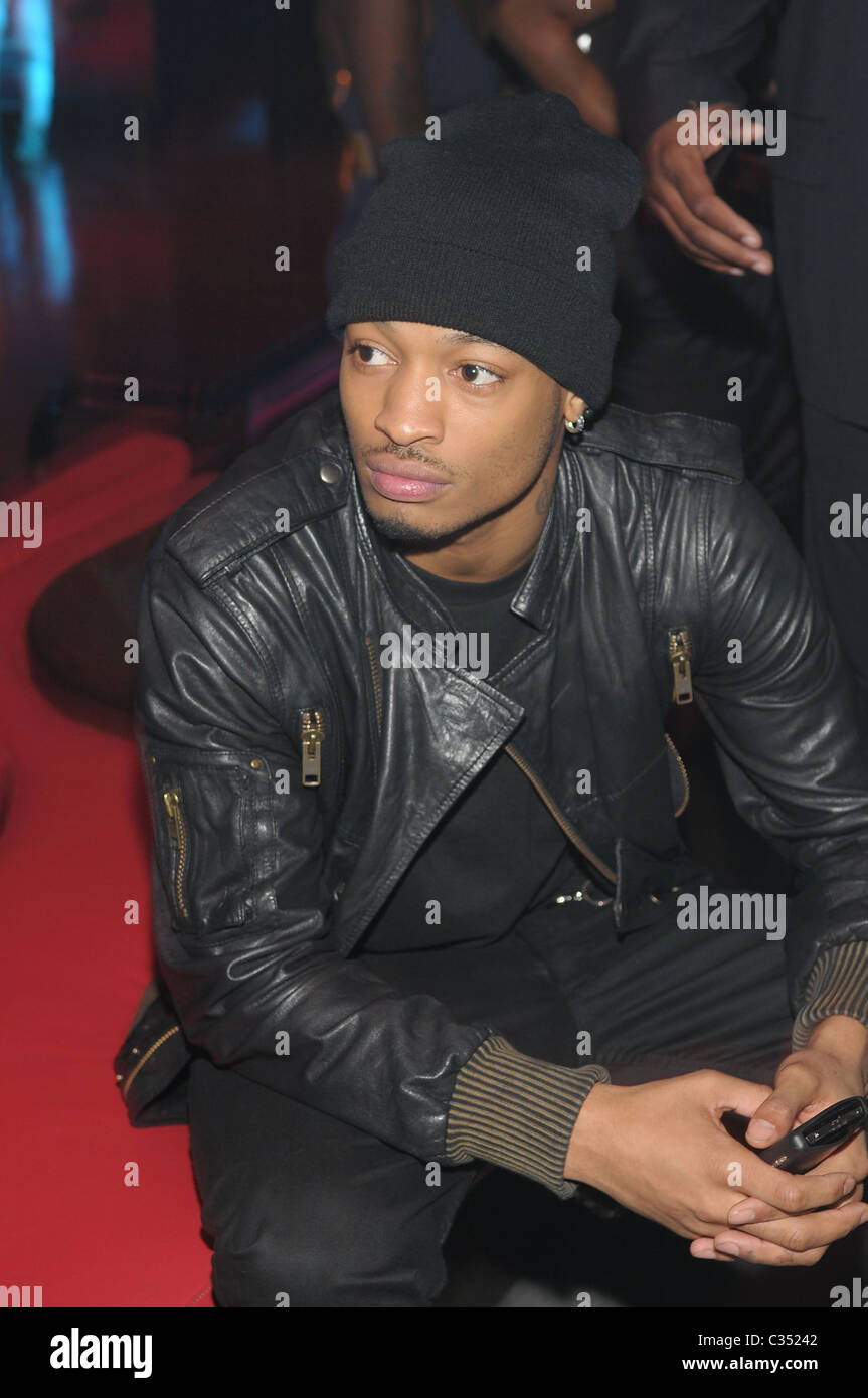 Qwanell "Q" Mosley Brian Angel of R&B group Day 26 hosts a party at Club Pangaea Hollywood ...