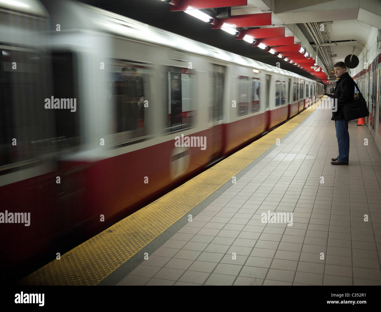 Boston t subway hi-res stock photography and images - Alamy