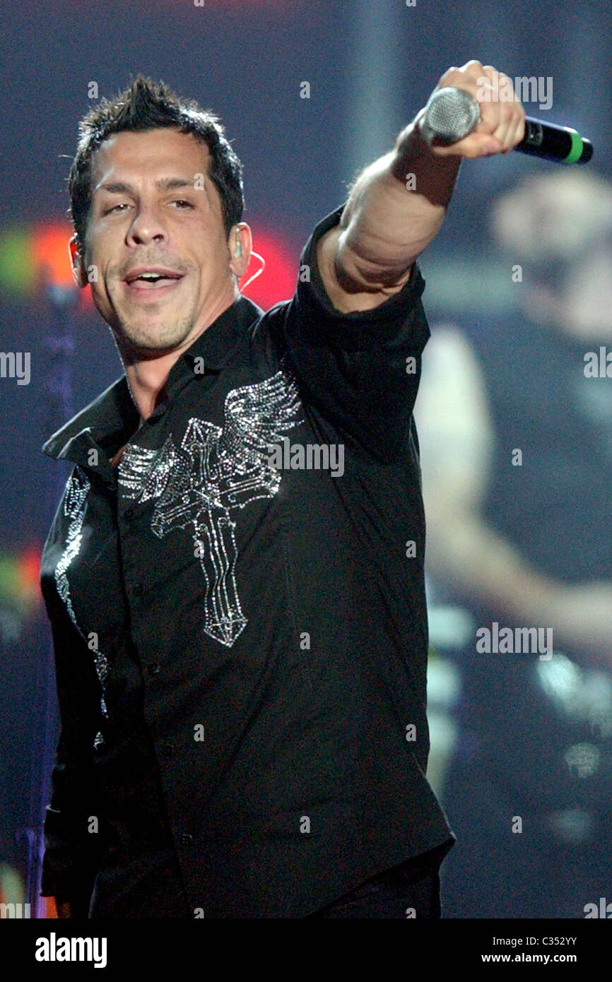 Danny Wood New Kids on the Block perform to a sold crowd at Heineken ...