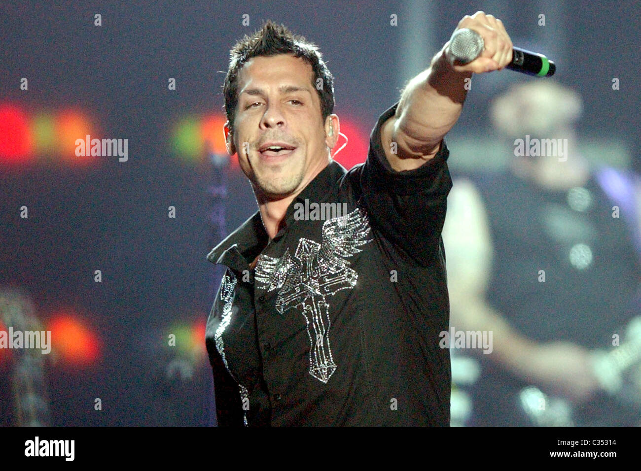 Danny Wood New Kids on the Block perform to a sold crowd at Heineken ...