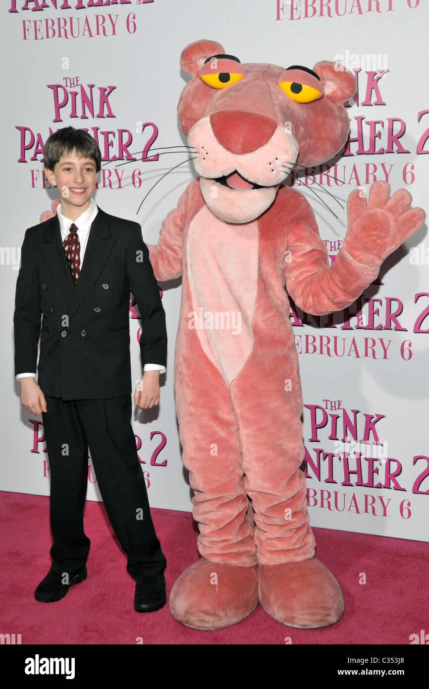 Jack Metzger and Pink Panther New York Premiere of 'The Pink Panther 2 ...