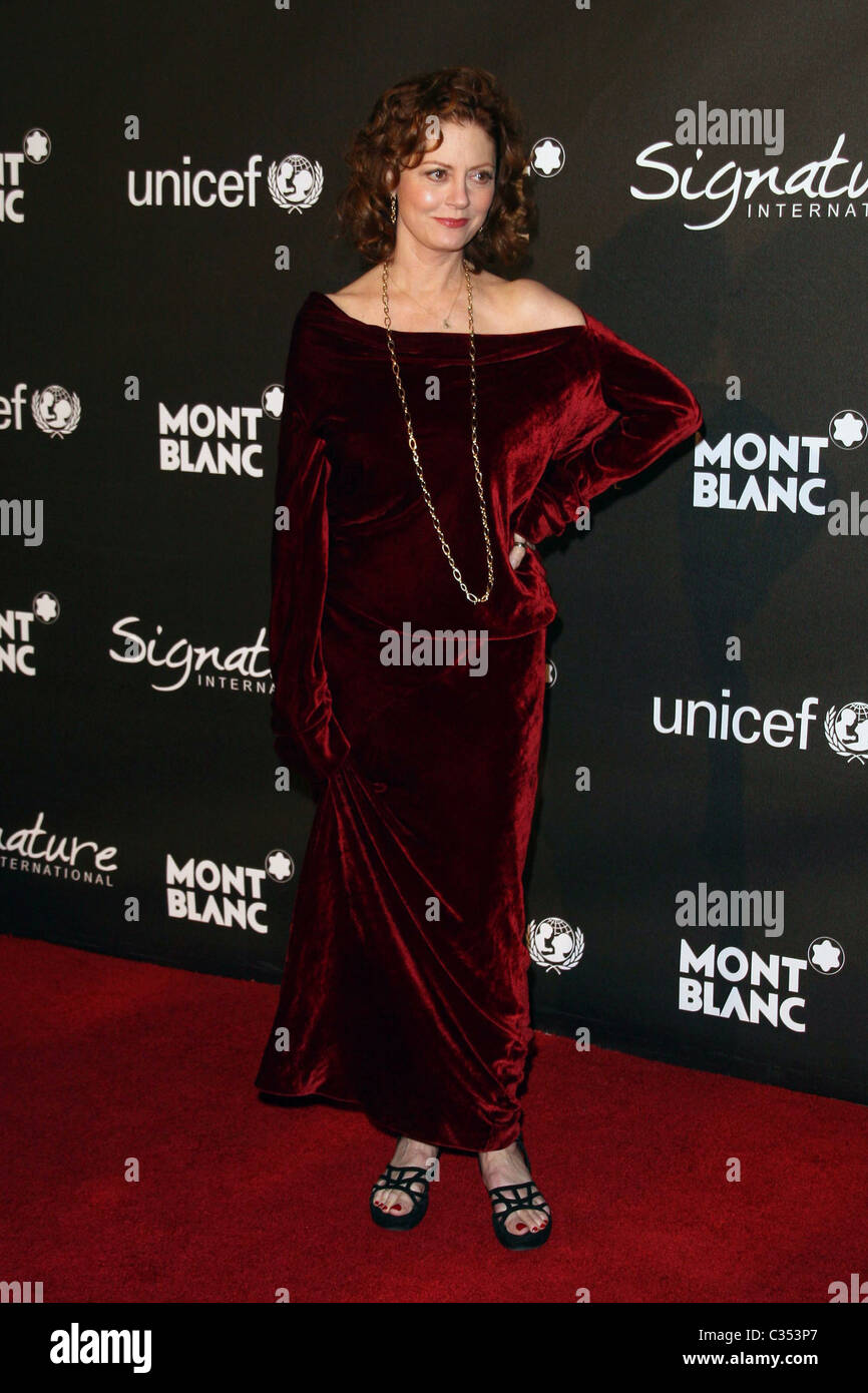 Susan Sarandon The Montblanc Signature for Good Charity Gala held at ...