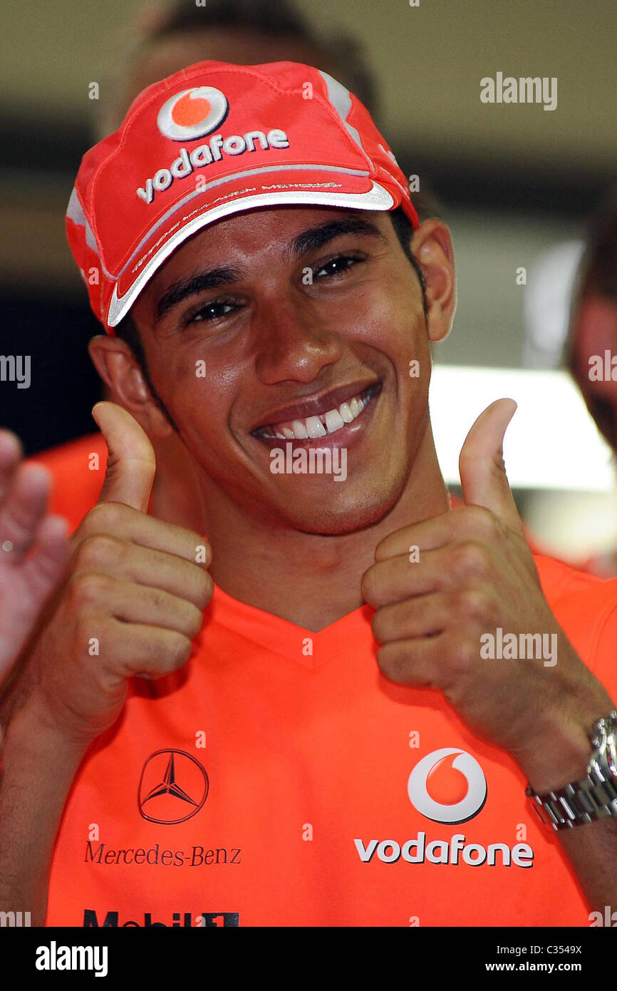 Lewis Hamilton 2008 Brazilian Formula 1 Interlagos Grand Prix Sao Paulo ...