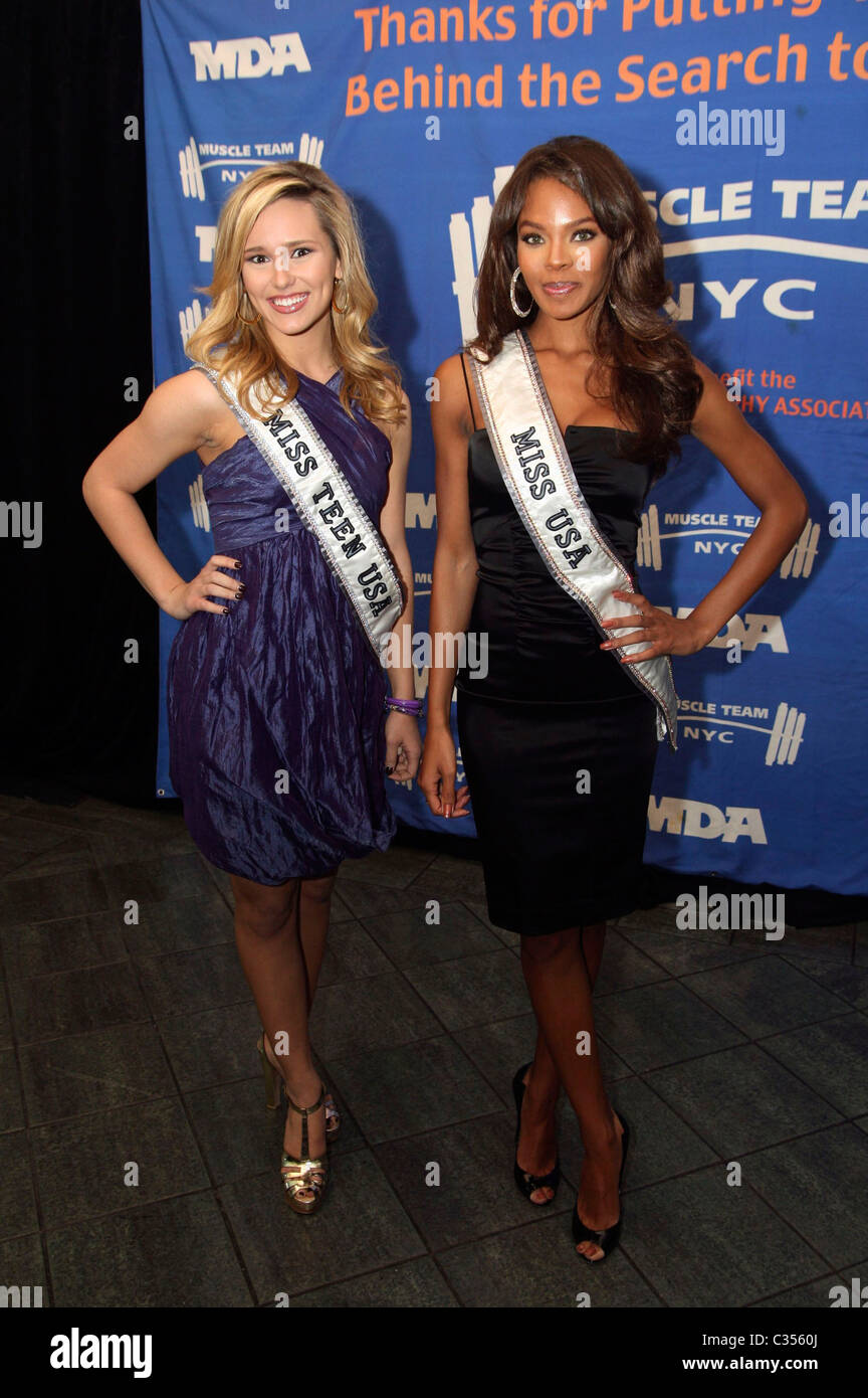 Miss Teen USA Stevi Perry and Miss USA Crystal Stewart 2009 Muscular ...