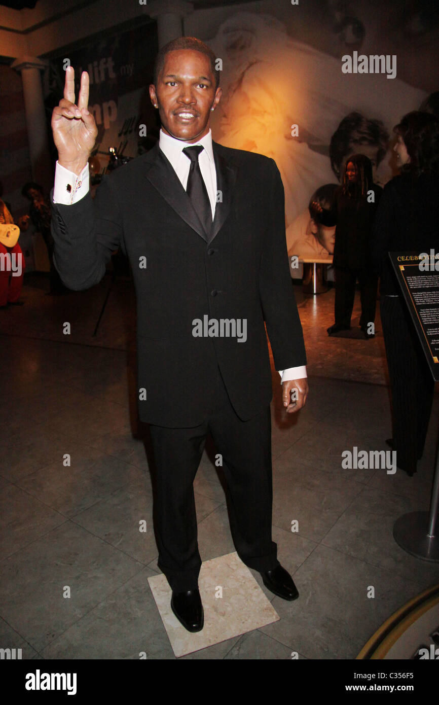 Jamie Foxx wax sculpture Madame Tussauds celebrates Black History Month ...