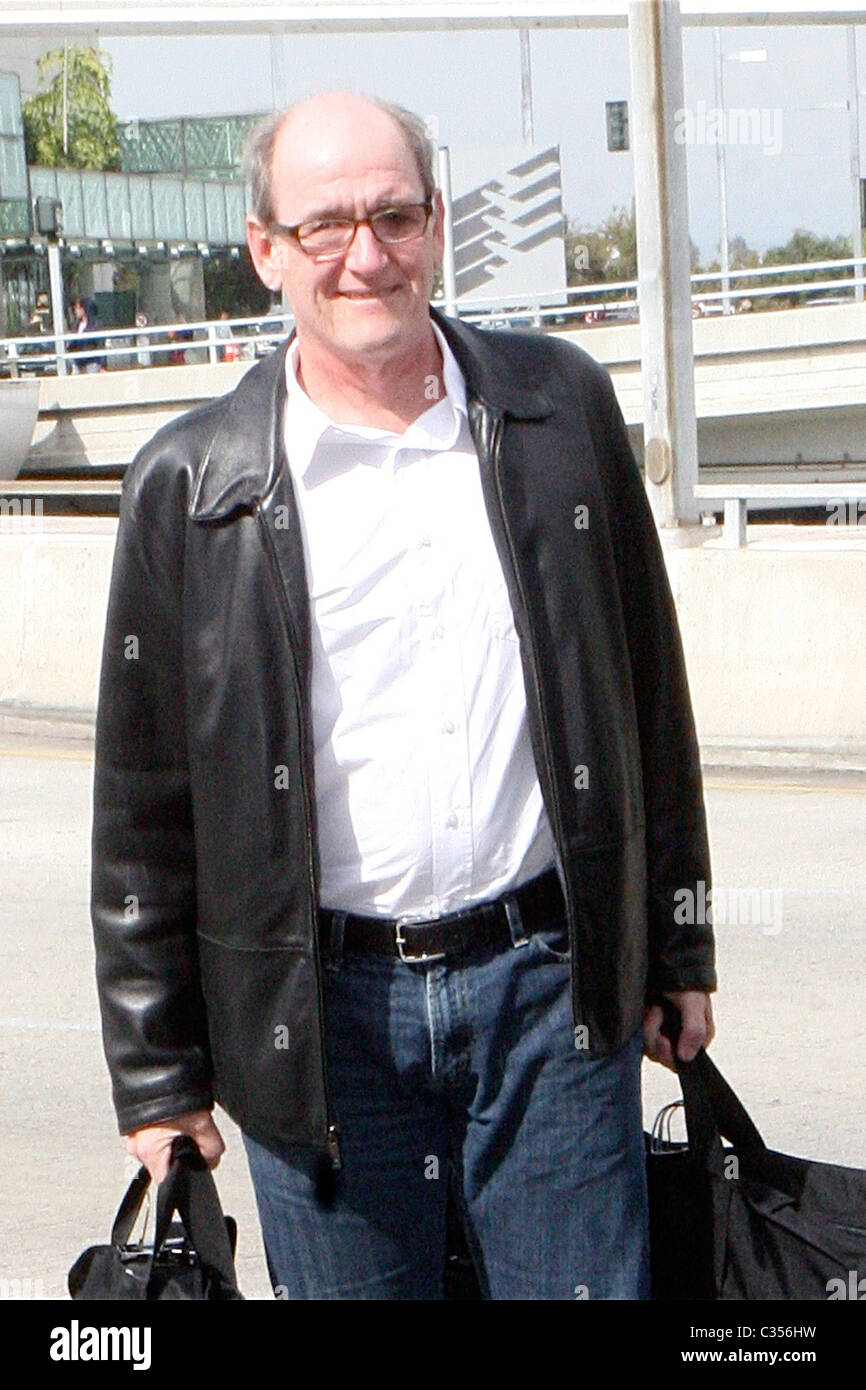 Richard Jenkins arriving at LAX airport. Los Angeles, California - 23. ...
