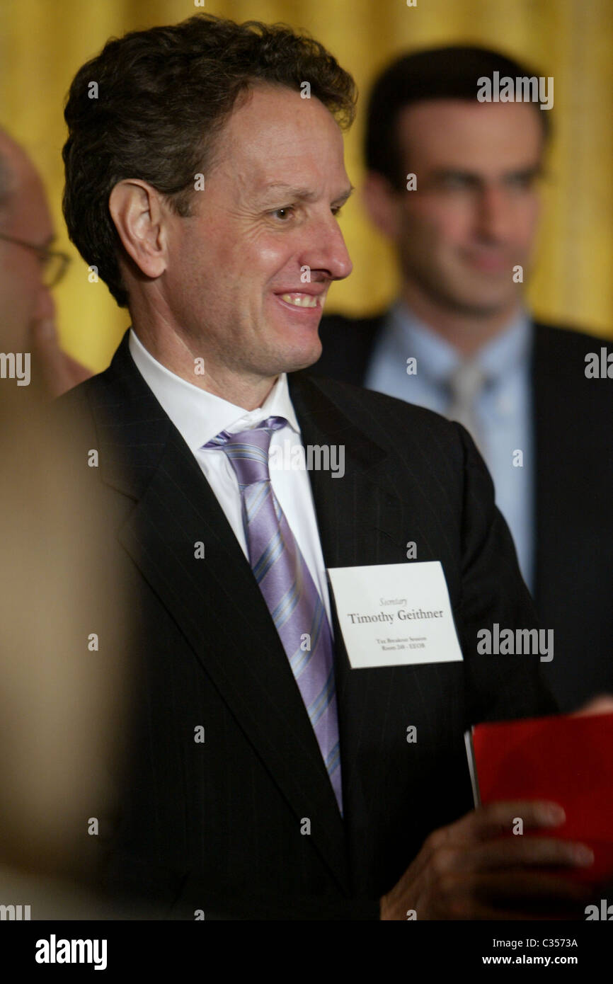 Treasury Secretary Timothy Geithner White House Fiscal Responsibility ...