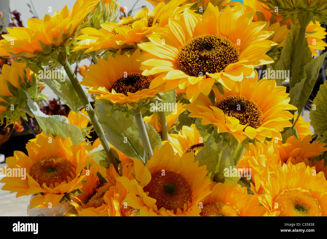 Artificial flower display hi-res stock photography and images - Alamy