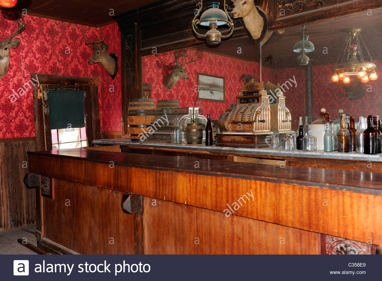 Wild West Saloon Interior Stock Photos & Wild West Saloon Interior ...