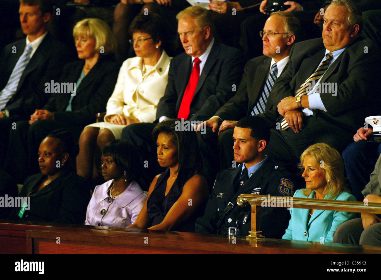 First Lady Michelle Obama President Barack Obama makes his first ...