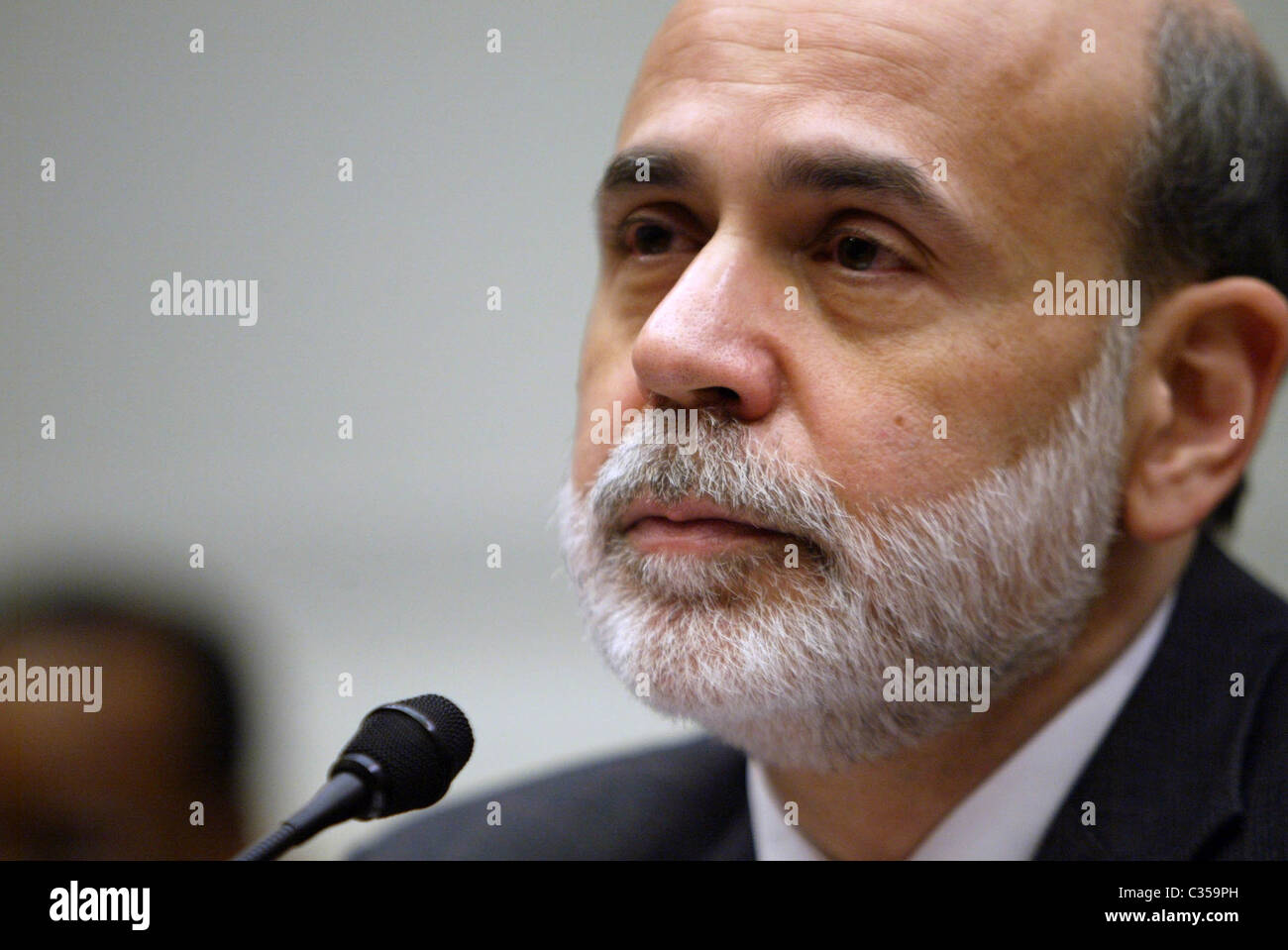 Federal Reserve Board Chairman Ben Bernanke testifies during a hearing ...