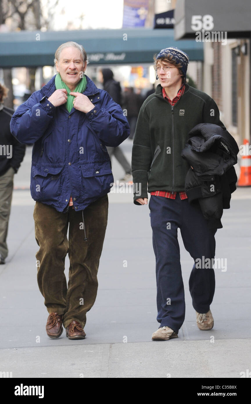 Kevin Kline and Paul Dano on the set of their new film 'The Extra Man ...