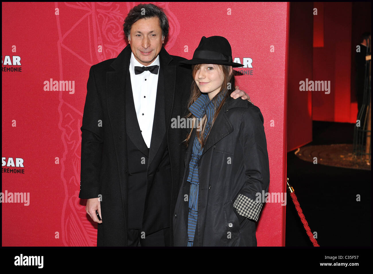 Patrick De Carolis and Daughter Josephine The 34th Cesar Film Awards ...