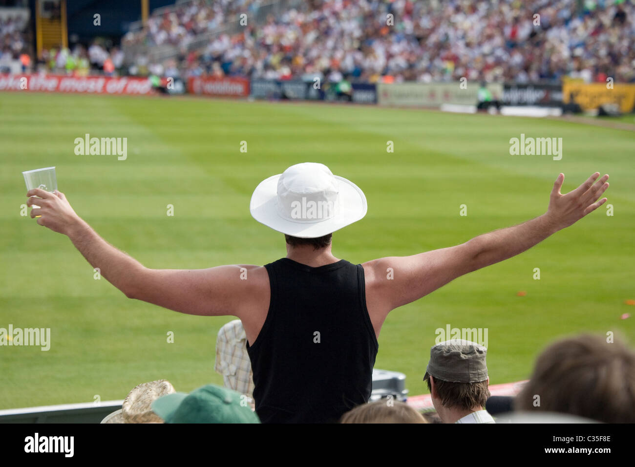 Cricket crowd hi-res stock photography and images - Alamy