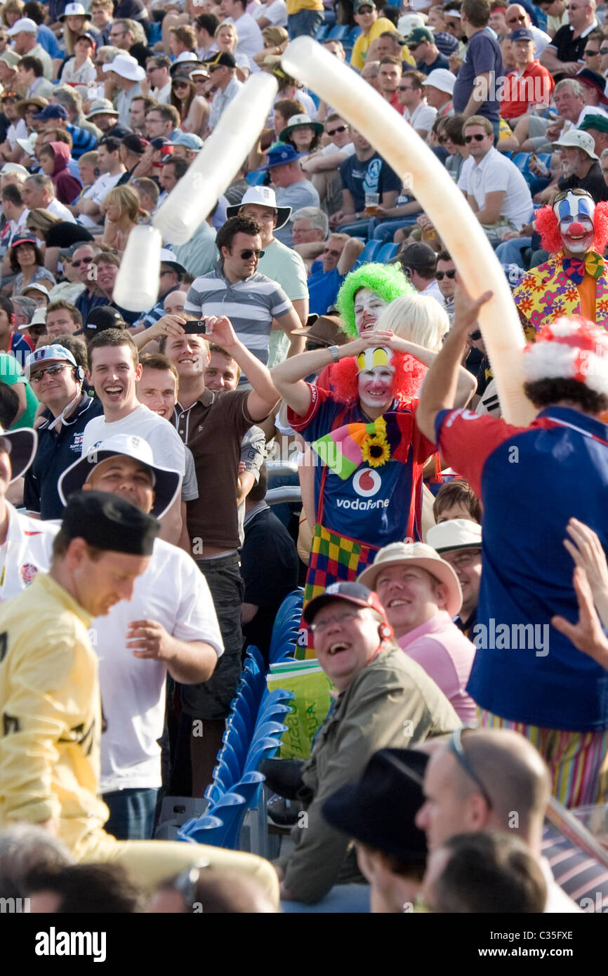 Cricket Crowd Tower of Plastic Drinking Glasses - Fourth Ashes Test ...
