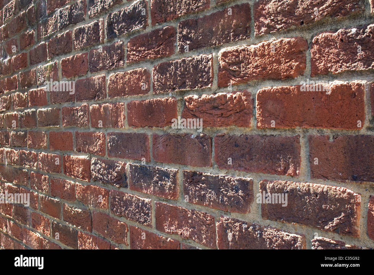 Side Lit Brick Wall Stock Photo - Alamy