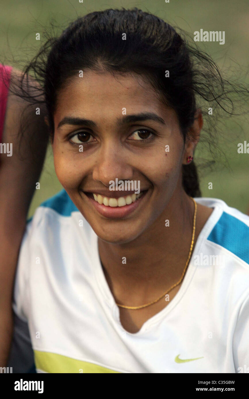 Anju Bobby George India Stock Photo - Alamy
