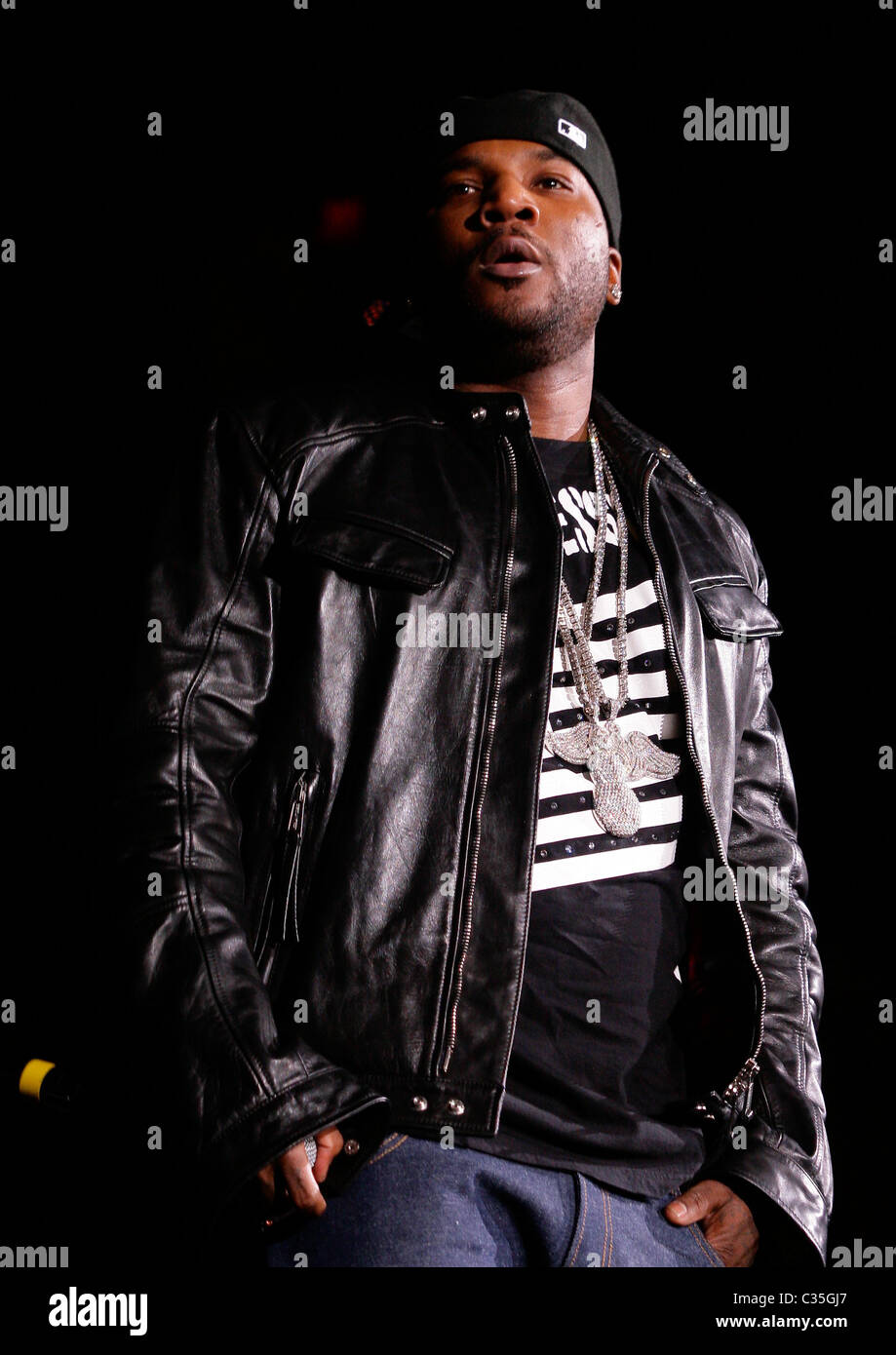 Young Jeezy performing at the Live Your Life concert at the American ...
