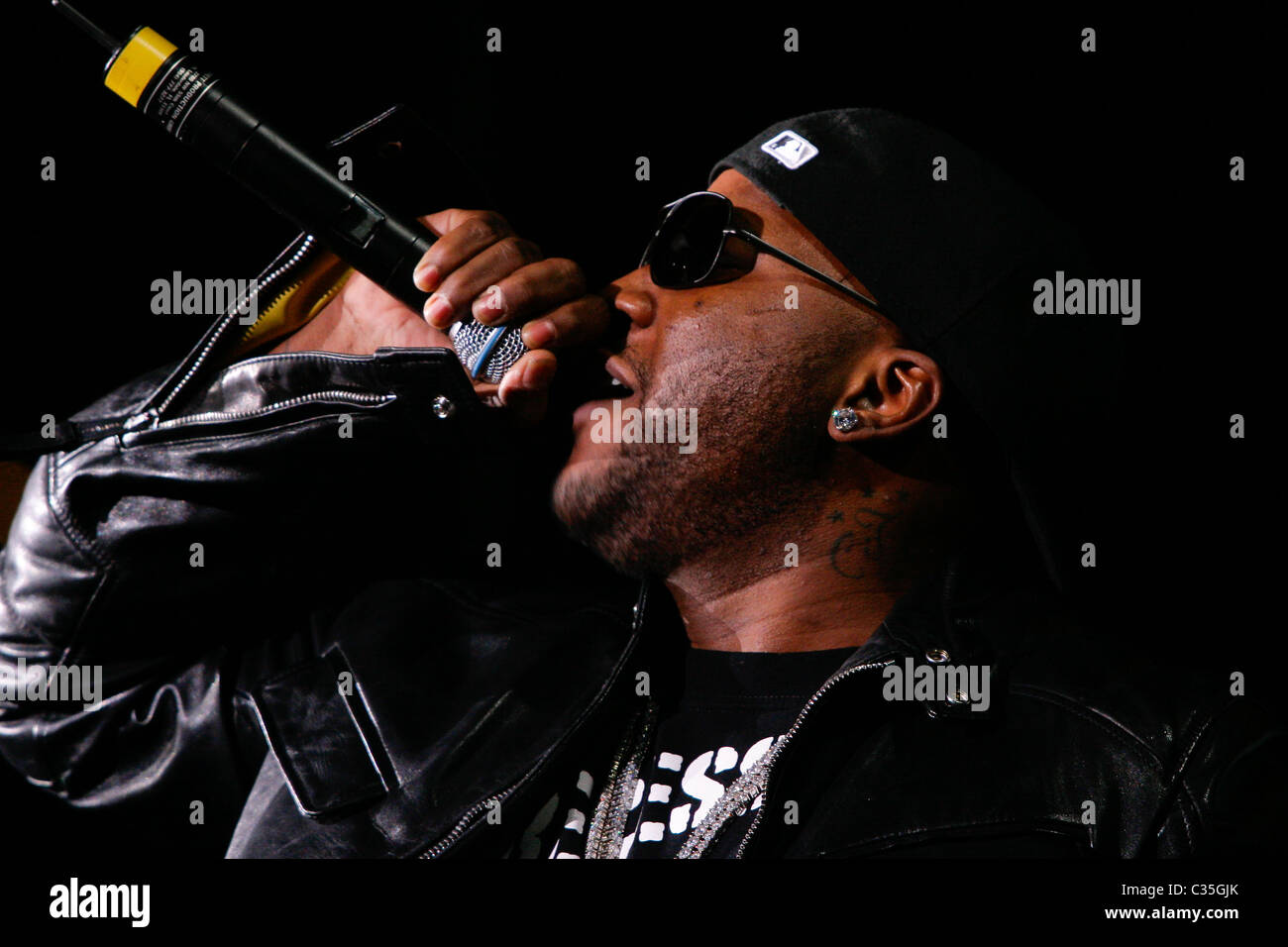 Young Jeezy performing at the Live Your Life concert at the American ...