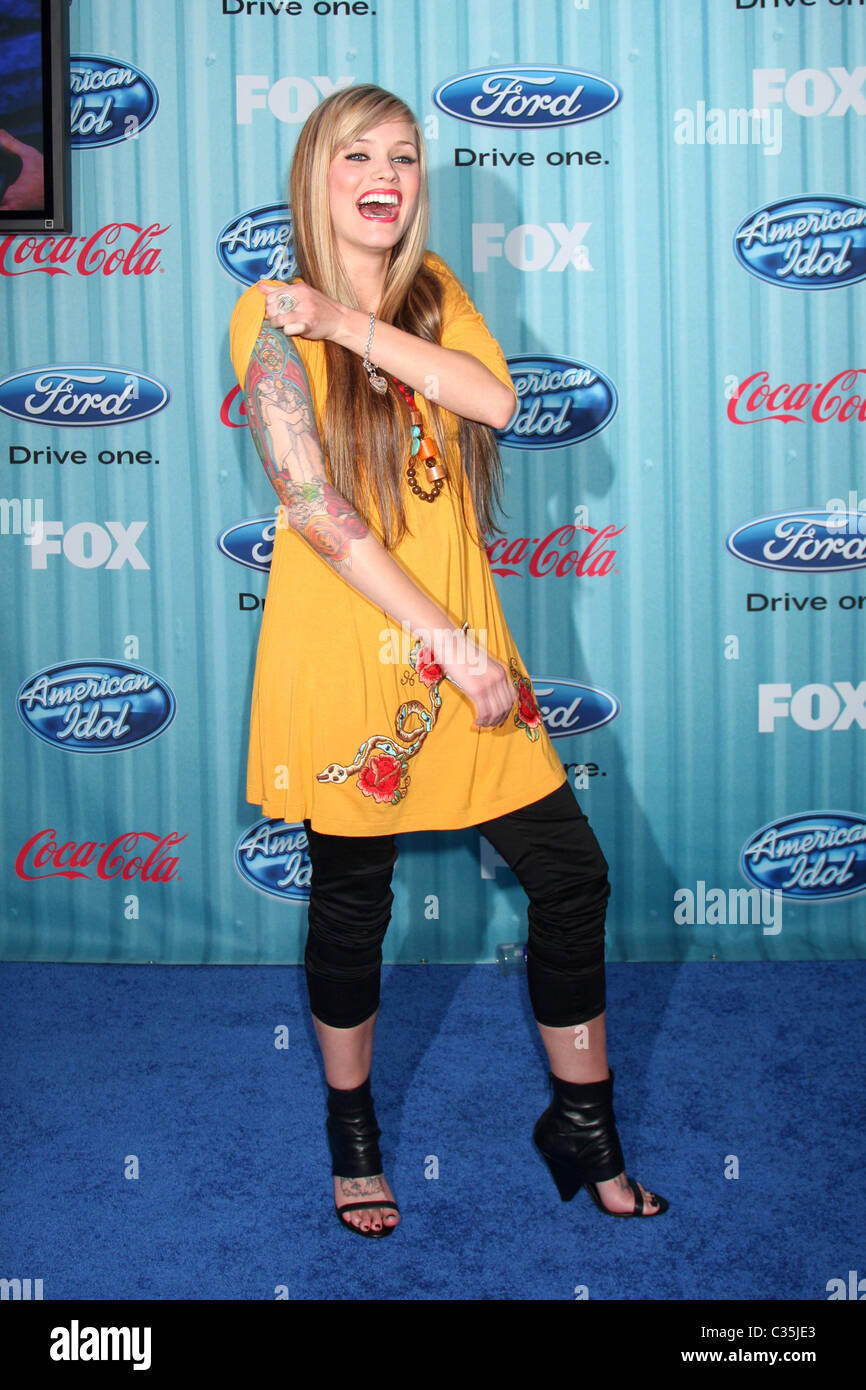 Megan Corkrey American Idol's 'The Top 12 Party' - Red Carpet Arrivals ...