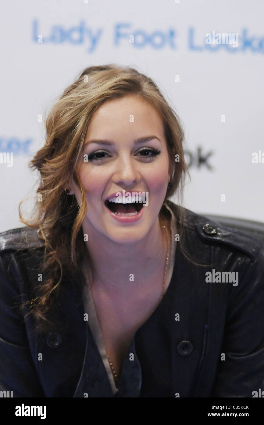 Reebok and Lady Foot Locker host a personal appearance with Leighton ...