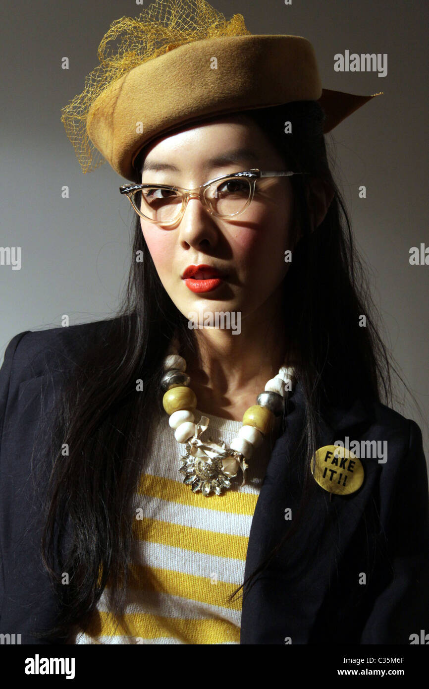 Wren presentation model Mercedes-Benz IMG New York Fashion Week Fall ...