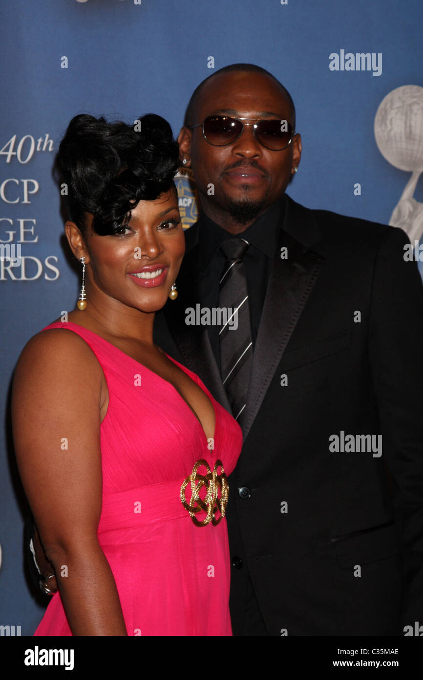 Omar Epps and his wife 40th NAACP Image Awards held at the Shrine ...