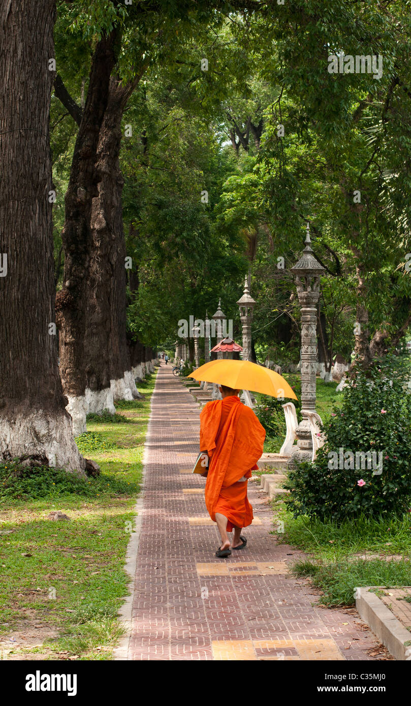 Buddhist walking hi-res stock photography and images - Alamy