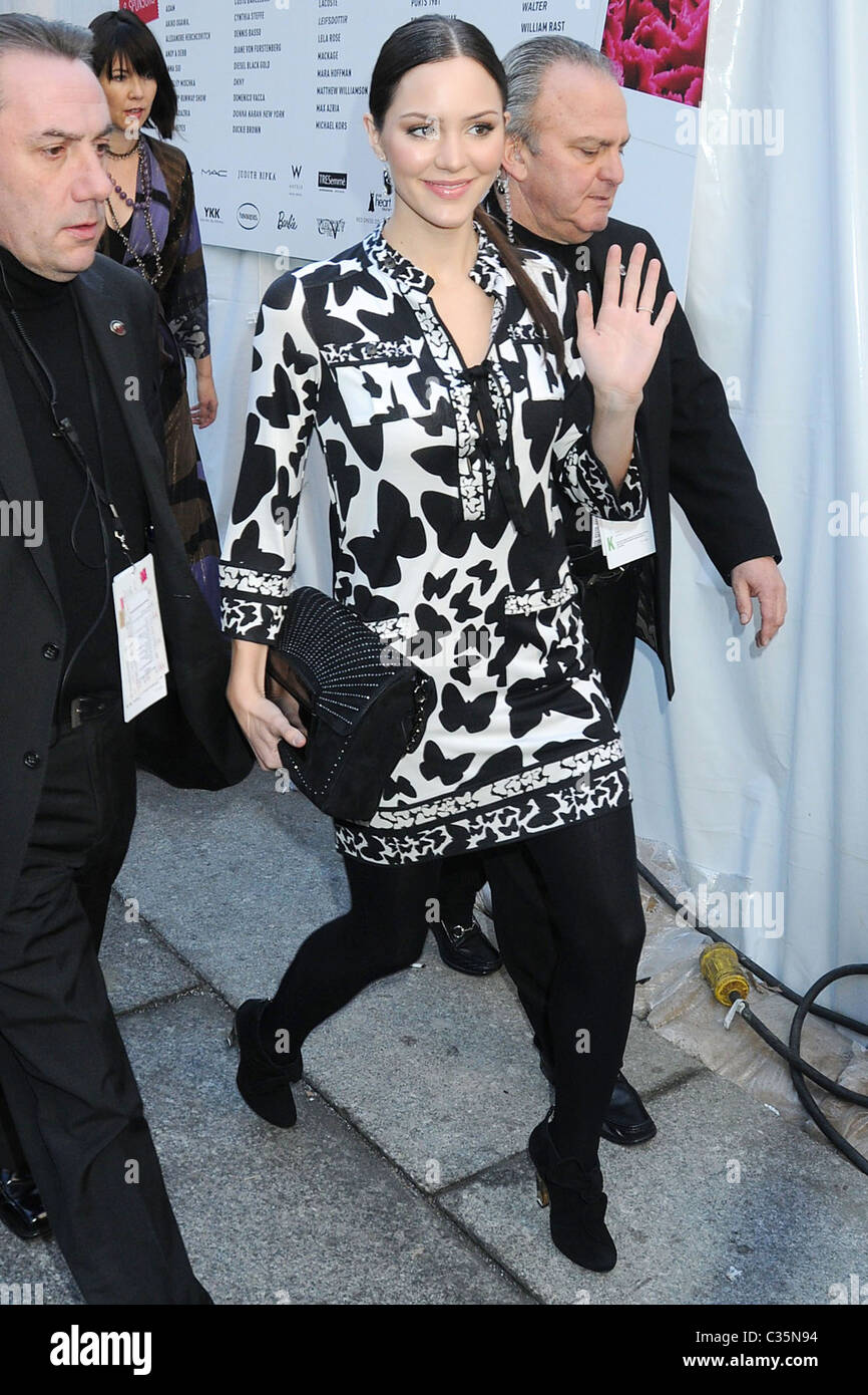 Katherine Mcphee Mercedes-Benz IMG New York Fashion Week Fall 2009 ...