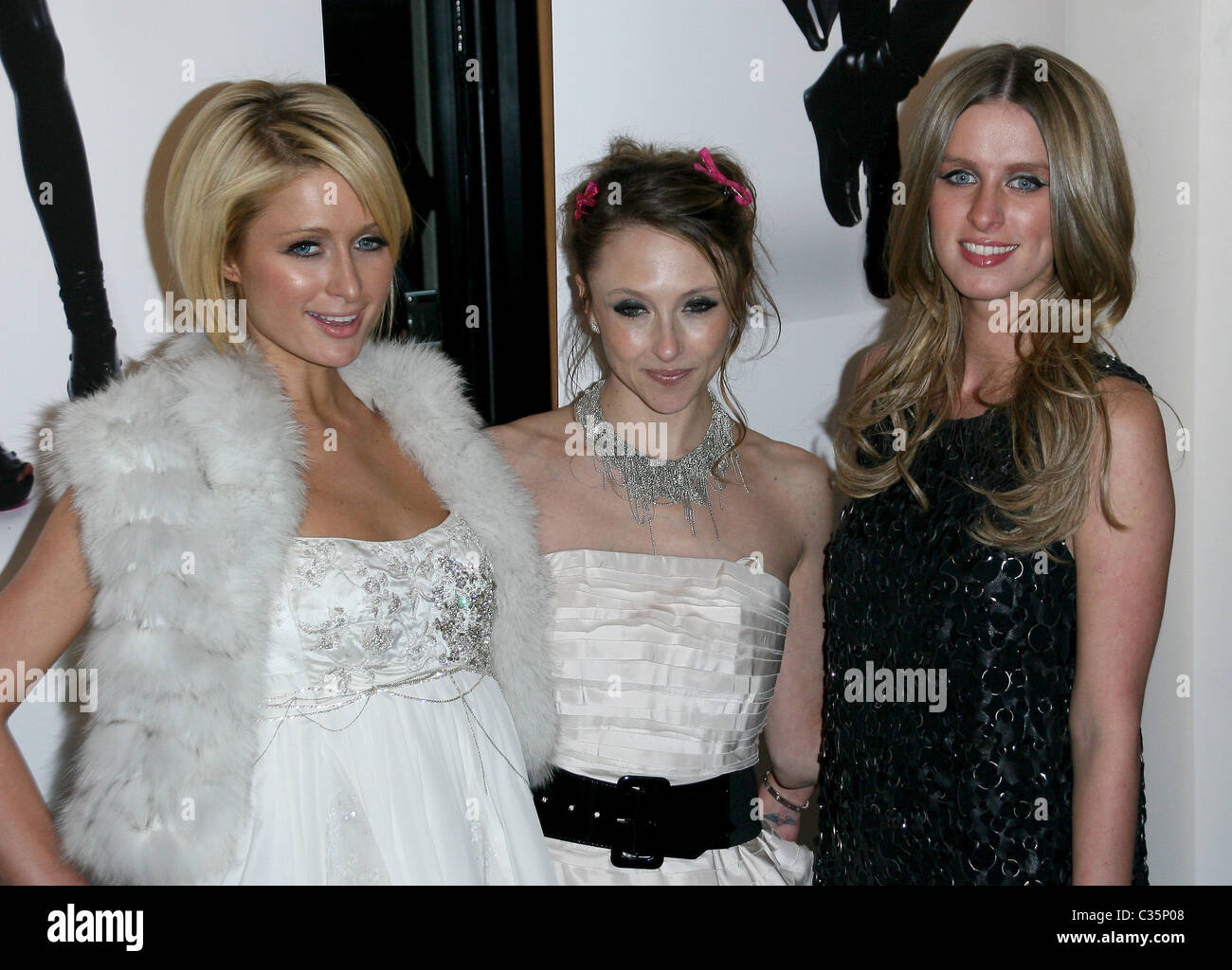 Paris Hilton, Nicky Hilton and Stacey Bendet Mercedes-Benz IMG New York ...