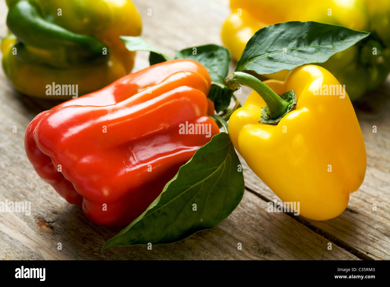 Red and yellow pepper Stock Photo - Alamy