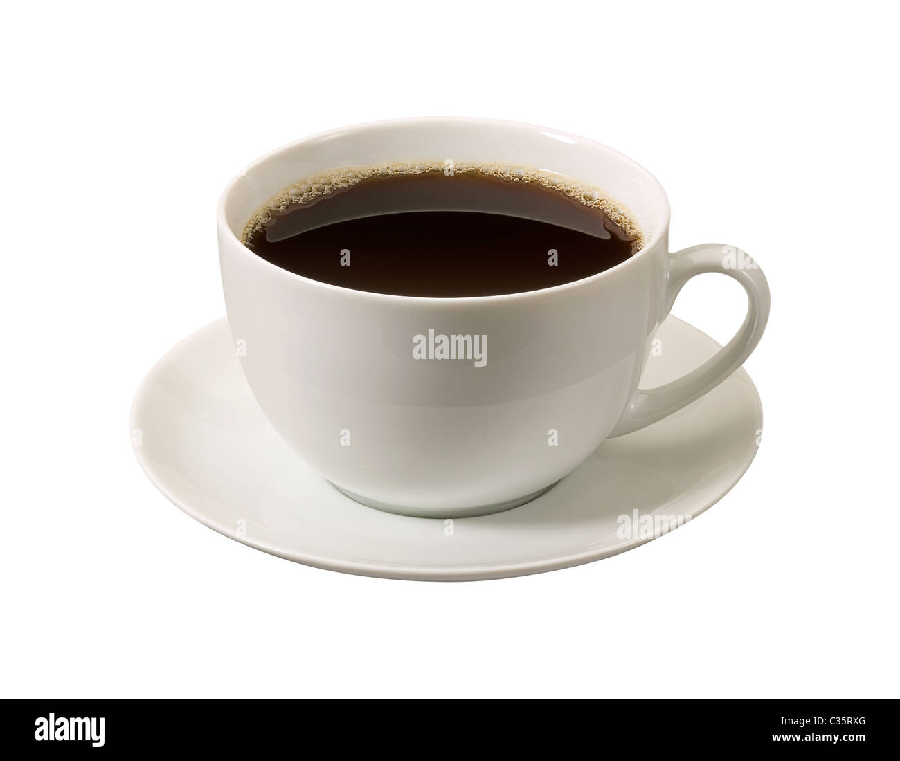 Coffee Cup Isolated on a white background Stock Photo - Alamy